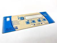 China Glossy Finish Polyester Transparent Window Membrane Switches Keyboard For CNC Machine for sale