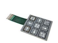 China Matrix Design And Metal Dome Switches For Tactile Membrane Switch Keypads In OEM Designs for sale
