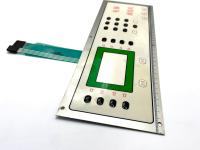 China Custom Legend Printing Membrane Switch With Graphic Overlay And Tactile Snap Domes For Electronical Keyboard Design for sale