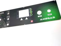 China Monochrome LCD Membrane Switch For Fanuc Machines With Tactile Indications And Pedestal Embossing for sale