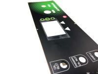 China Monochrome LCD Membrane Switch For Fanuc Machines With Tactile Indications And Pedestal Embossing for sale