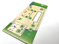 China Half-Tone Color Printing LED Membrane Switch With Rim Pillow And Dim Embossing For Detailed Images for sale