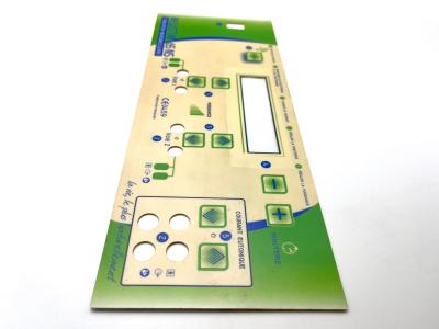 China Half-Tone Color Printing LED Membrane Switch With Rim Pillow And Dim Embossing For Detailed Images for sale