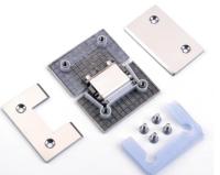 China 90*58mm Glass Shower Hinge Enclosure Water Proof Shower Screen Door Hinges for sale
