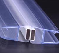 China Transparent PVC Shower Door Plastic Seal Waterproof Shower Door Plastic Strips for sale
