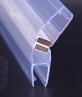 China Transparent PVC Shower Door Plastic Seal Waterproof Shower Door Plastic Strips for sale
