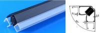 China Transparent PVC Shower Door Plastic Seal Waterproof Shower Door Plastic Strips for sale