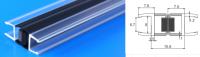China Transparent PVC Shower Door Plastic Seal Waterproof Shower Door Plastic Strips for sale