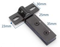 China Anti Abrasion Shower Room Accessories Easy To Install Glass Shower Door Stopper for sale