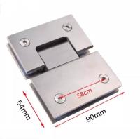 China 90*58mm Glass Shower Hinge Enclosure Water Proof Shower Screen Door Hinges for sale