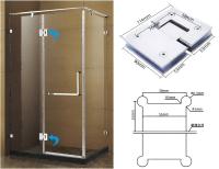 China 90*58mm Glass Shower Hinge Enclosure Water Proof Shower Screen Door Hinges for sale