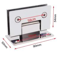 China Casting Stainless Steel Shower Hinge Easy Installation For Long Term Use for sale