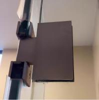 China Copper Custom Frameless Shower Flipper Panel Hinges Two Way Glass To Glass Shower Hinge for sale
