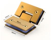 China Long Lasting Stainless Steel Shower Hinge Thickened Wear Resistance for sale