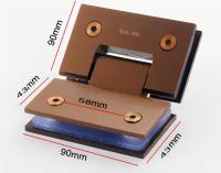 China Long Lasting Stainless Steel Shower Hinge Thickened Wear Resistance for sale