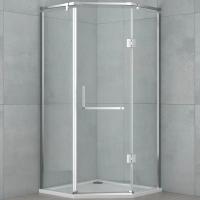China 135 Degrees Partitioned Shower Door Profile Waterproof Shower Door Hardware for sale