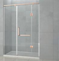 China 25 Square Shower Door Profile Easy Installation With Hardware Accessories for sale