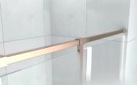 China Customizable Shower Door Wall Profile Rustproof Bathtub Sliding Door Frame for sale