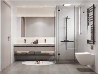 China Bathroom Shower Screen Glass Clamps SUS304 Stainless Steel High Security for sale