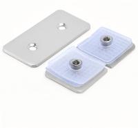 China Bathroom Shower Screen Glass Clamps SUS304 Stainless Steel High Security for sale