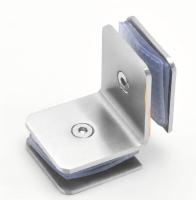 China Bathroom Shower Screen Glass Clamps SUS304 Stainless Steel High Security for sale