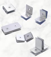 China Bathroom Shower Screen Glass Clamps SUS304 Stainless Steel High Security for sale