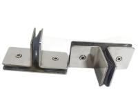 China Three Sided Shower Screen Clamps Erosion Resistant High Strength Stainless Steel for sale