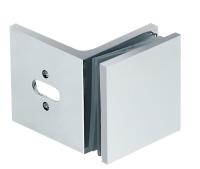 China Easy Installation Shower Door Clamps Long Lasting Corrosion Resistance for sale