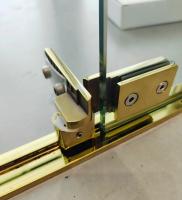 China Casting Brass Shower Door Hinges High Precision Erosion Resistant for sale