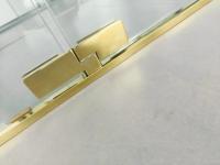 China Casting Brass Shower Door Hinges High Precision Erosion Resistant for sale