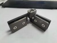 China Casting Brass Shower Door Hinges High Precision Erosion Resistant for sale