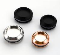 China Hidden Non Punching Shower Door Pull Stainless Steel Round Easy Replacement for sale