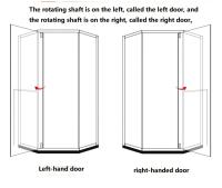 China Diamond Shaped Shower Glass Wall Profile Erosion Resistant For Bathroom Partition for sale