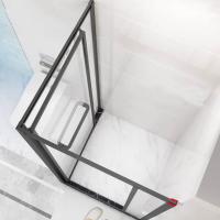 China Erosion Resistant Shower Screen Profile High Precision Shower Glass Frame for sale
