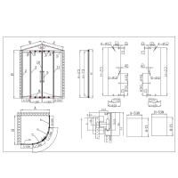 China Customized Shower Screen Profile Easy Maintenance And Cleaning Rectangular for sale