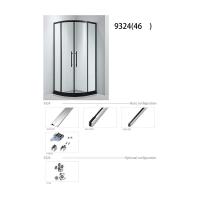 China Customized Shower Screen Profile Easy Maintenance And Cleaning Rectangular for sale