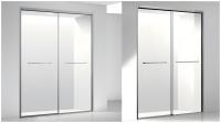 China 304 Material Stainless Steel Profile Shower Room Sliding Door Frame Corrosion Proof for sale