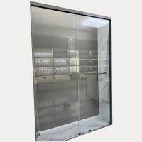 China 304 Material Stainless Steel Profile Shower Room Sliding Door Frame Corrosion Proof for sale