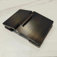 China Stainless Steel Casting Bathroom Glass Door Hinge Erosion Resistant for sale