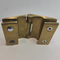 China Stainless Steel Casting Shower Door Clamp Hinge Rustproof Flexible for sale