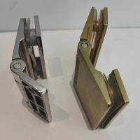China Stainless Steel Casting Shower Door Clamp Hinge Rustproof Flexible for sale