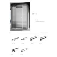 China Stainless Frame Shower Room Glass Door SUS304 Long Lasting Easy To Install for sale