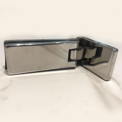 China SUS304 Stainless Steel Casting Bathroom Glass Door Hinges High accuracy for sale