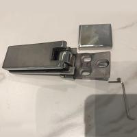 China SUS304 Stainless Steel Casting Bathroom Glass Door Hinges High accuracy for sale