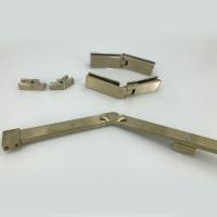 China SUS304 Stainless Steel Casting Bathroom Glass Door Hinges High accuracy for sale
