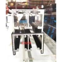 China 304 Stainless Steel Bathroom Glass Door Partition With Double Sliding Door for sale