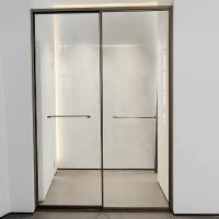China SUS304 Minimalist Stainless Steel Extrusion Profiles For Double Sliding Door for sale