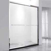 China Hidden Wheel Stainless Steel Profile Shower Room Shower Sliding Door Frame for sale