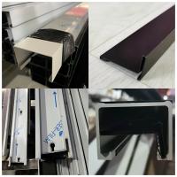 China Hidden Wheel Stainless Steel Profile Shower Room Shower Sliding Door Frame for sale
