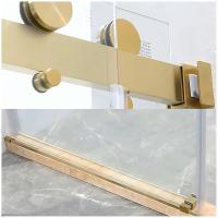 China Waterproof Glass Sliding Door Fittings Scratch Resistant Shower Door Runners for sale